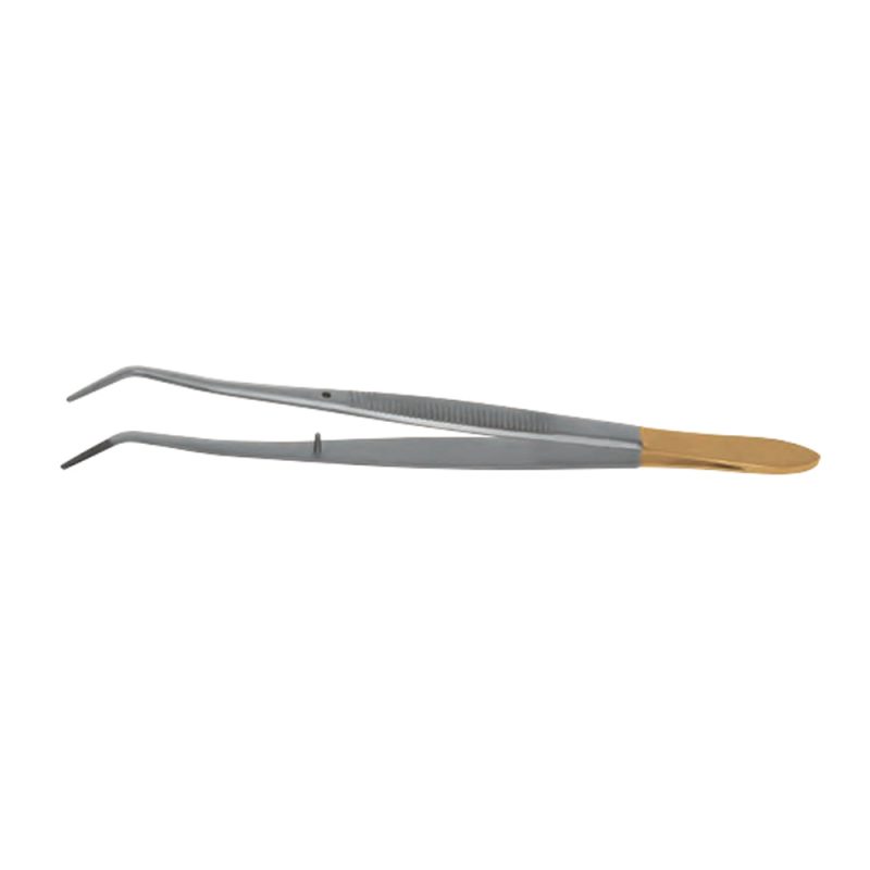 Anatomical micro-forceps angled – Biometric