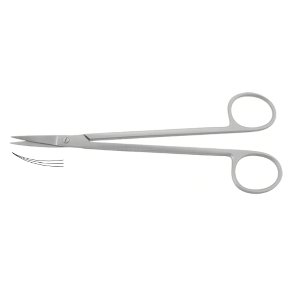 Operating scissors Dean, curved – Biometric